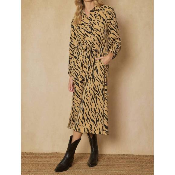 entro | Dresses | New Entro Button Up Maxi Dress In Camel | Poshmark